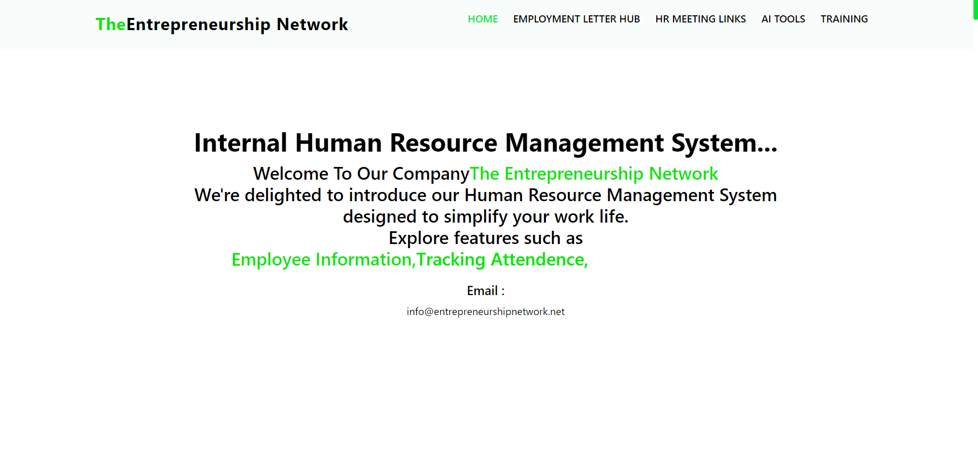 The Entrepreneurship Network